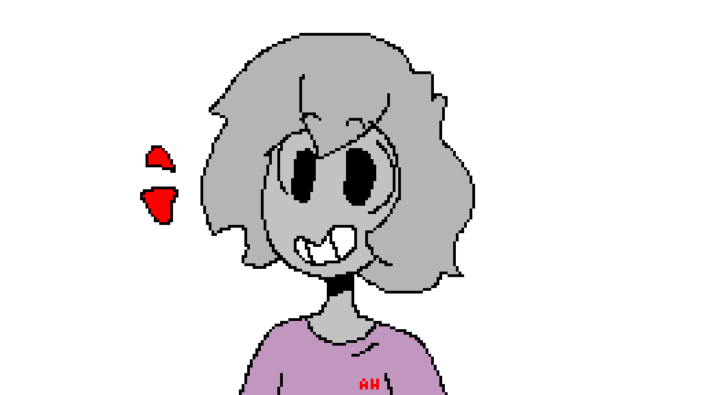 Pixilart - HAPPY GREY by Utah