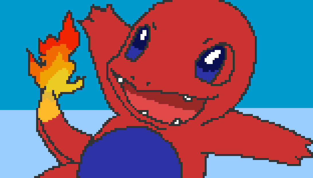 Editing PokeMon bryan - Free online pixel art drawing tool - Pixilart