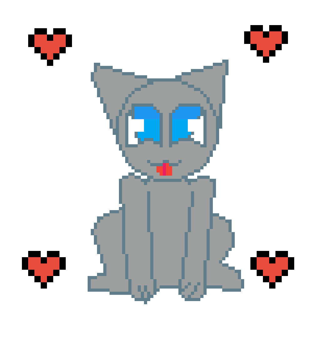 Editing cute cat animation - Free online pixel art drawing tool - Pixilart