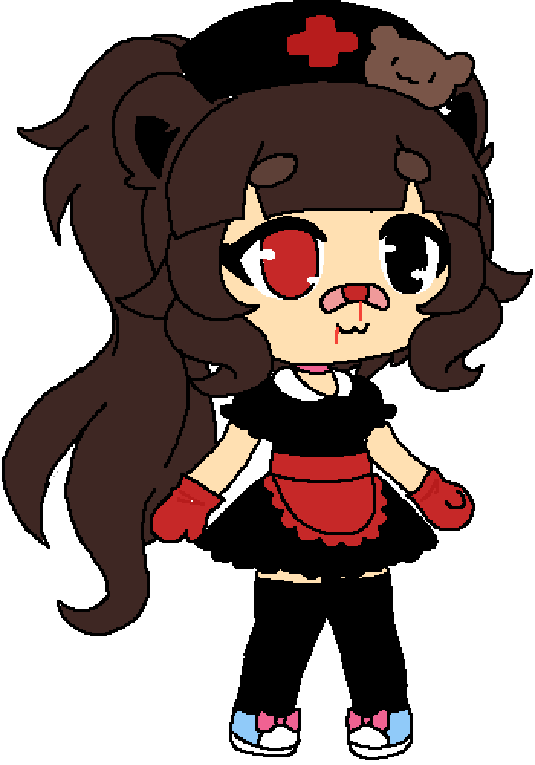 Pixilart - Gacha nurse by sizzlingfrog69