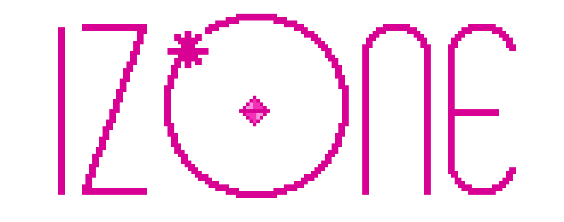 Pixilart - Iz*one logo by Moo-Man