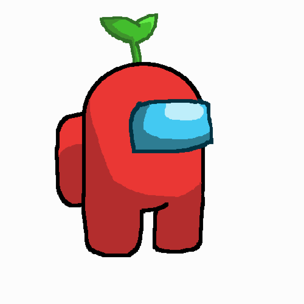 Pixilart - Among us running crewmate by FNF5731