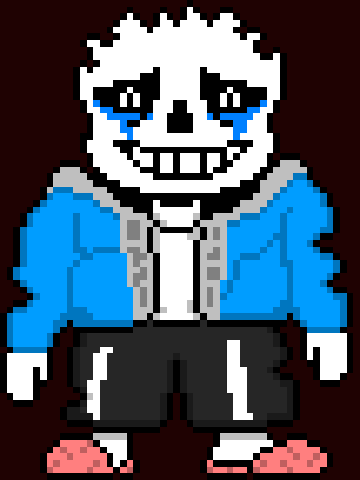 Pixilart - Reverted Insanity Sans by SkeleDrago20XX