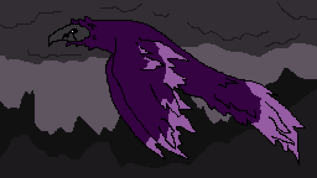 Pixilart - Phantom Raven by EmeraldSerpent