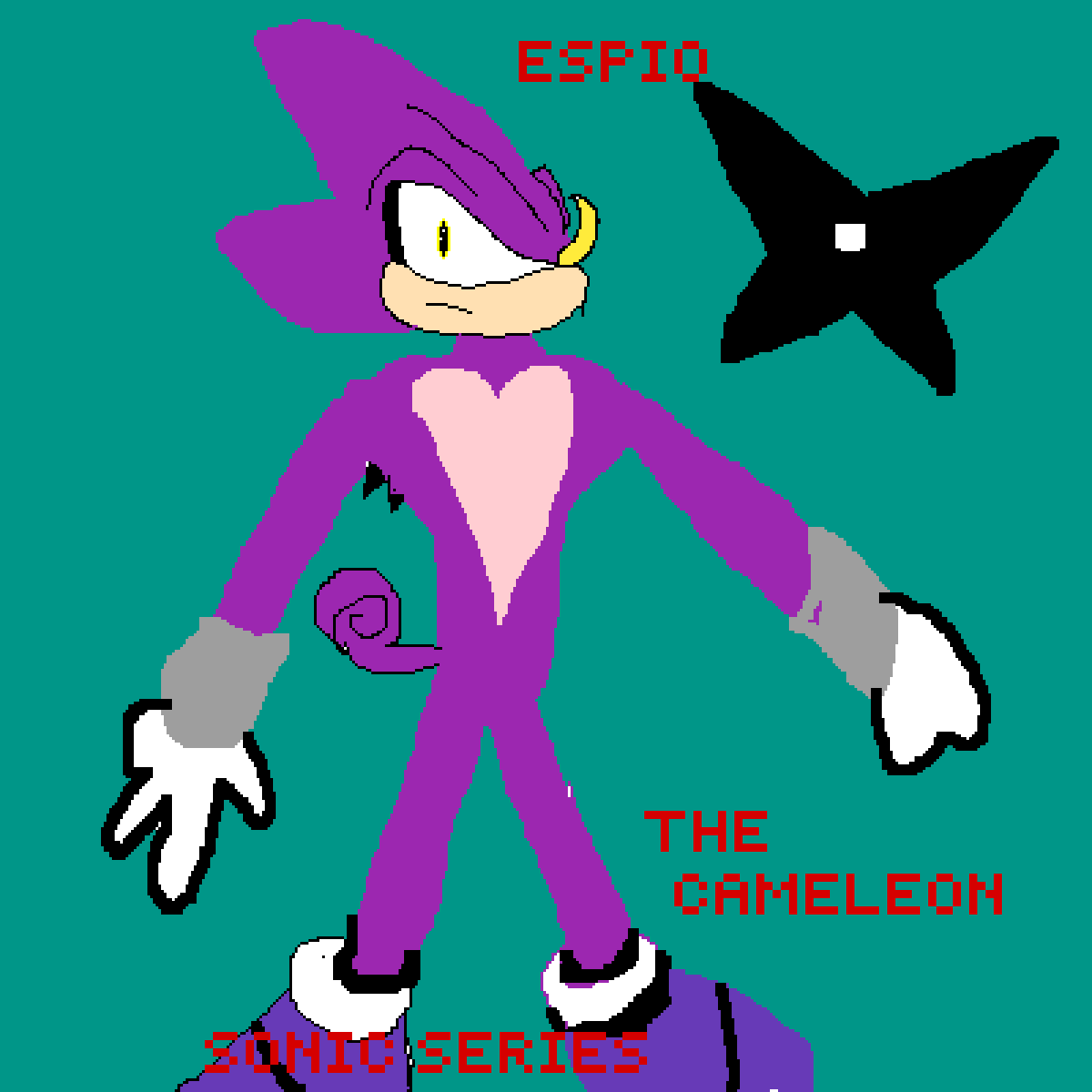 Pixilart - Espio The Chameleon by Shadow-Logan