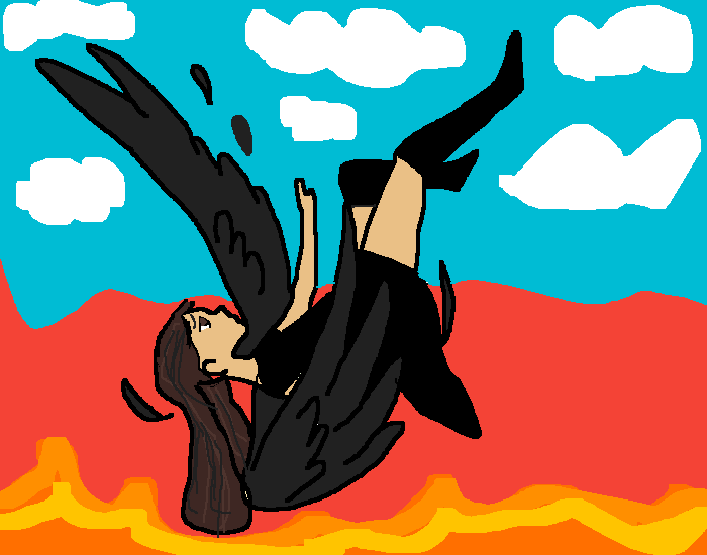 Editing Fallen Angel - Free online pixel art drawing tool - Pixilart