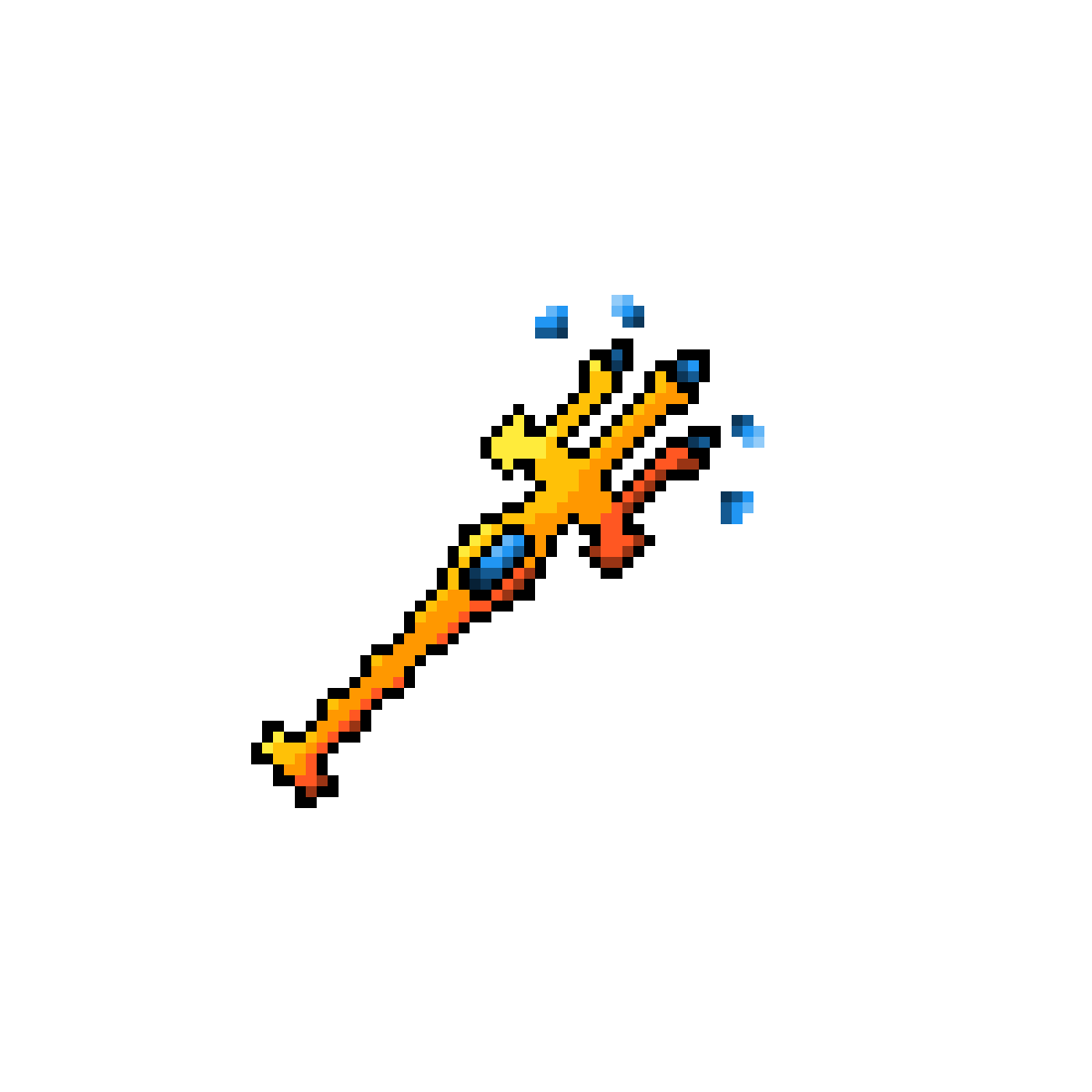 Pixilart - The Trident by ThelLaMA13