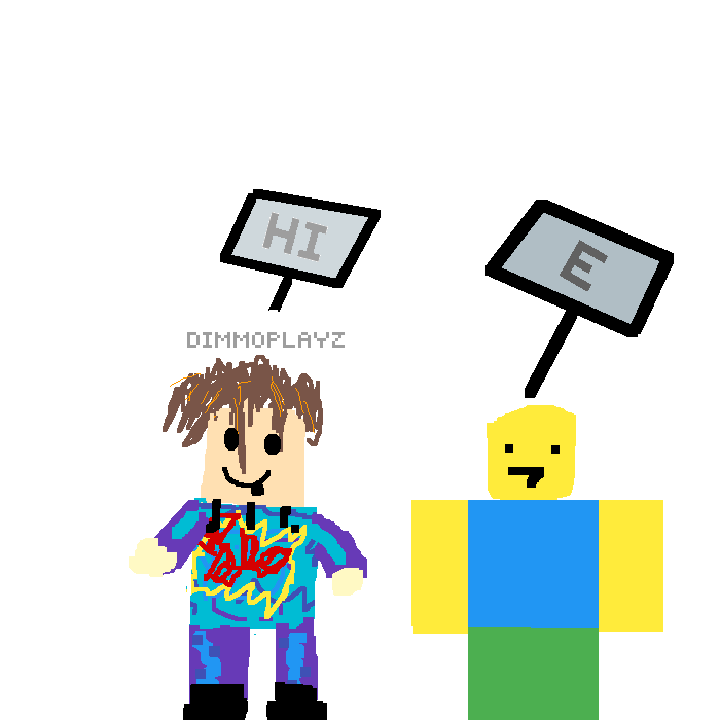 Roblox Drawings by XxDimmoxX - Pixilart