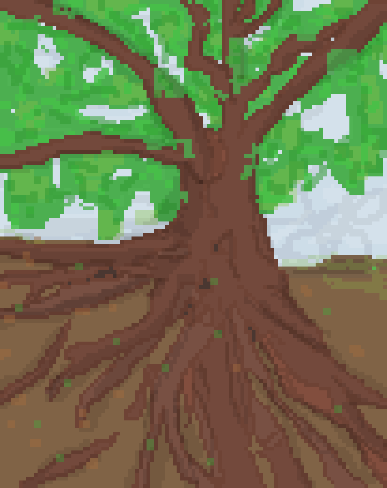 Pixilart - Tree Roots by KrisityUwU