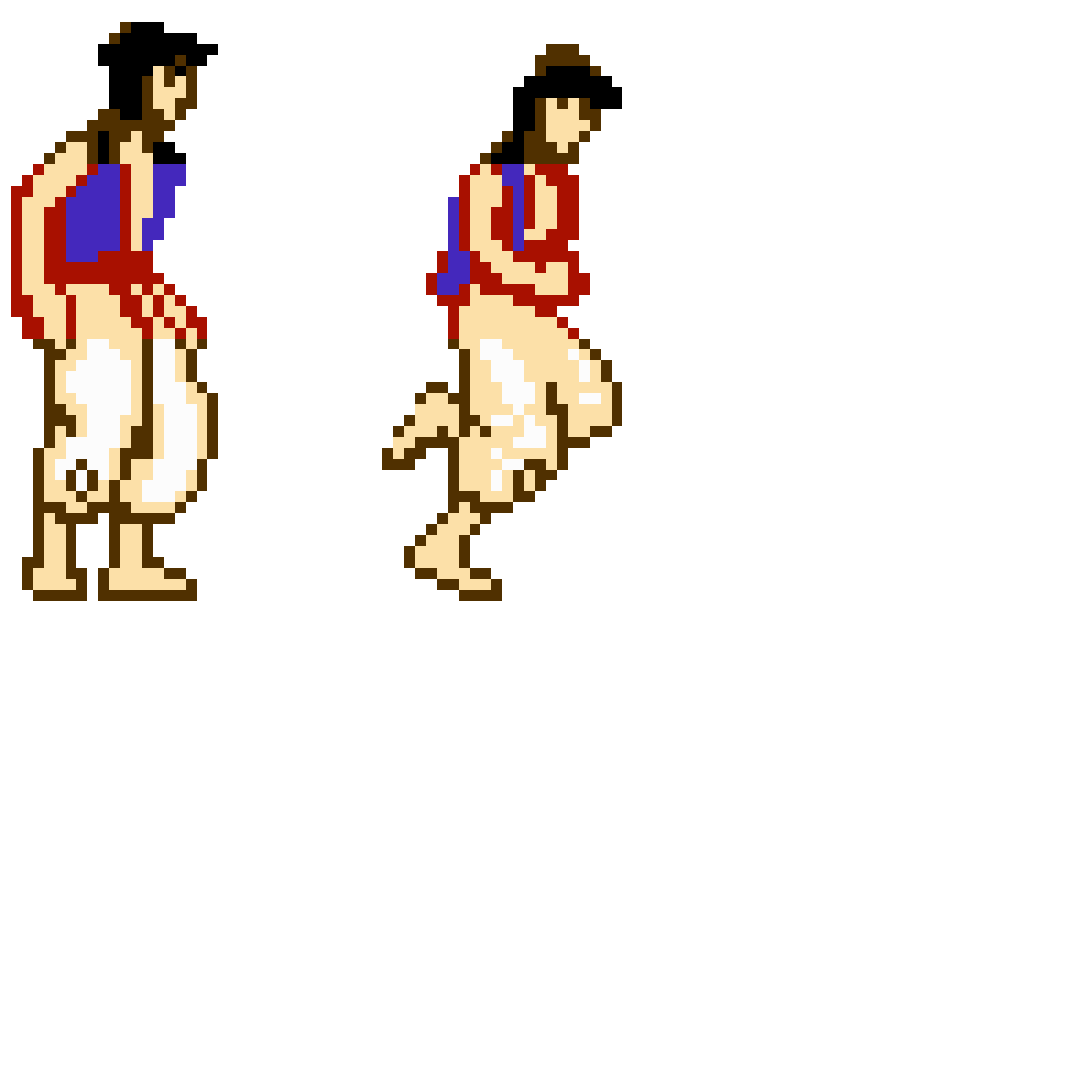 Pixilart - aladdin run cycle by Tuxedoedabyss03