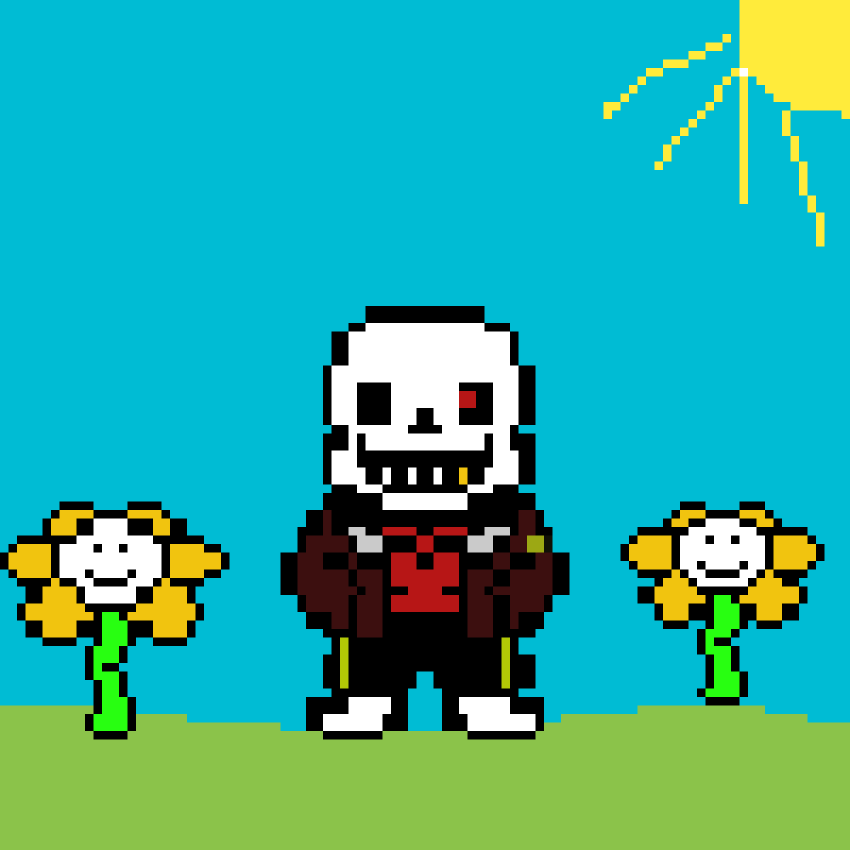 Pixilart - sans by Invader-Zim