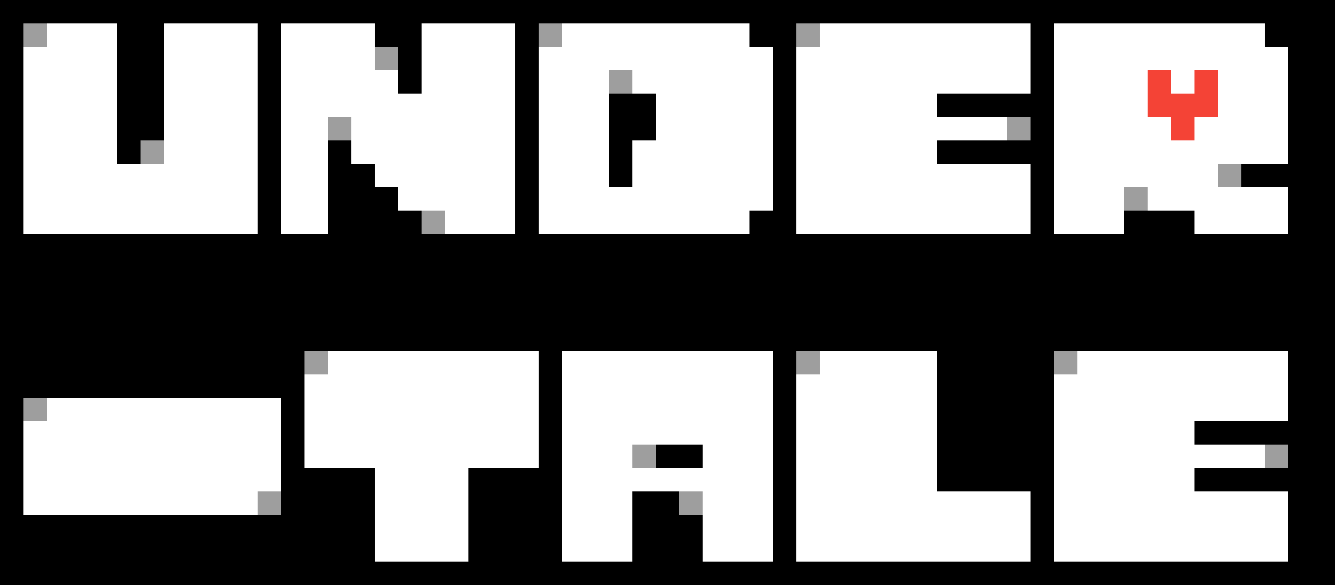 Pixilart - UNDERTALE Logo by Prathamcraft