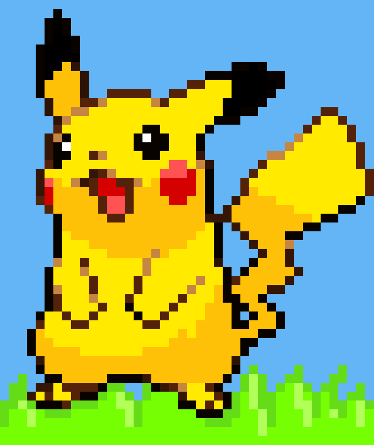 Pixilart - Pika pika by GingaBread