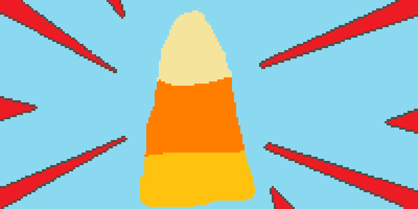 Pixilart - Mighty Candy Corn by Trainboy14
