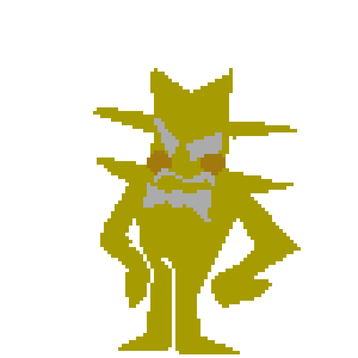 Pixilart - Vellow Guy (Dark, ARG) by PBJpixels