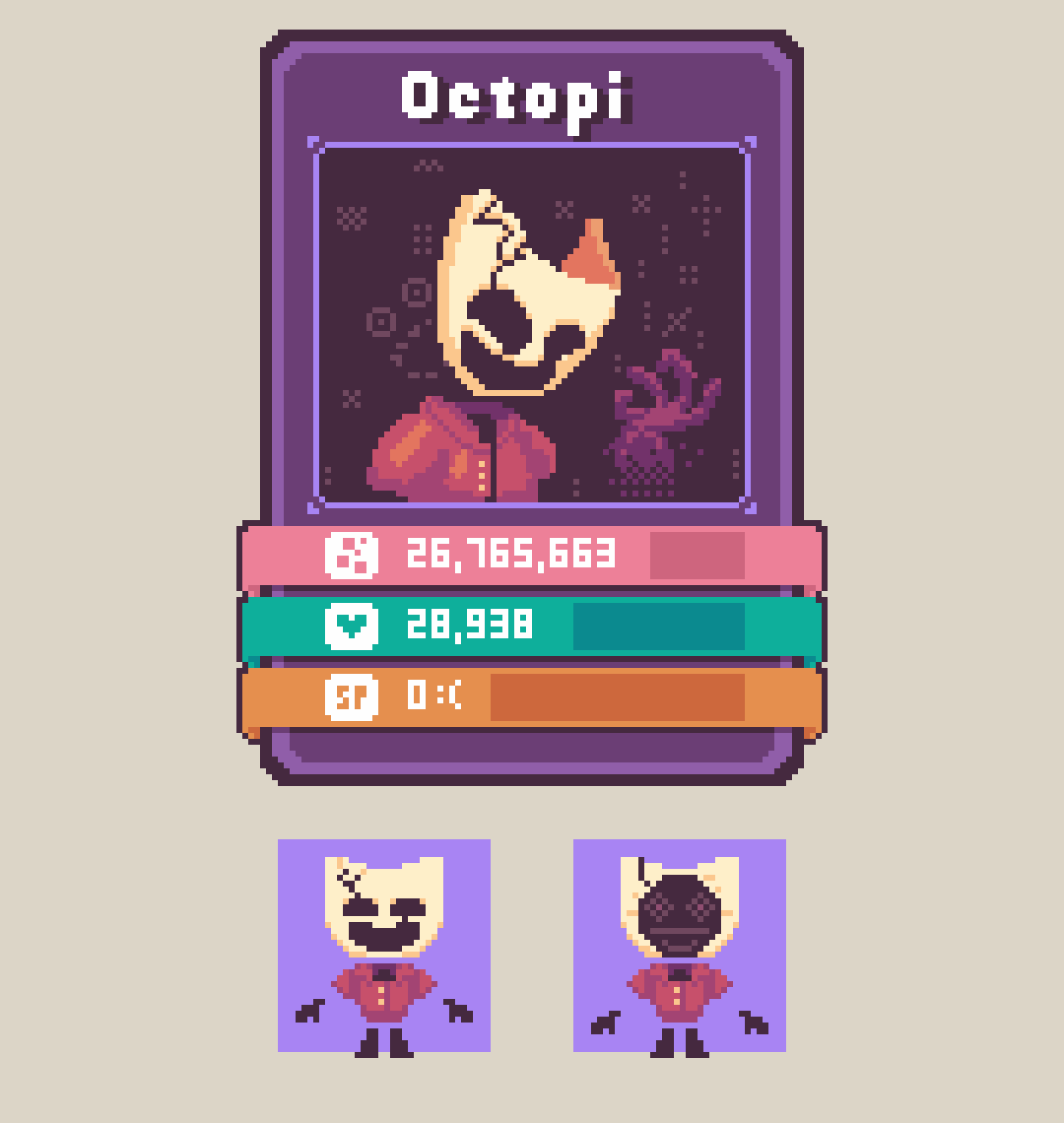 Pixilart - Octopi card by Octopie34