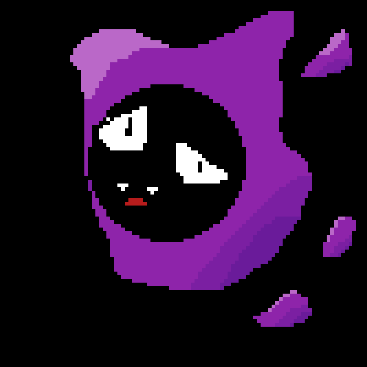 Pixilart - Gastly by Sanes10