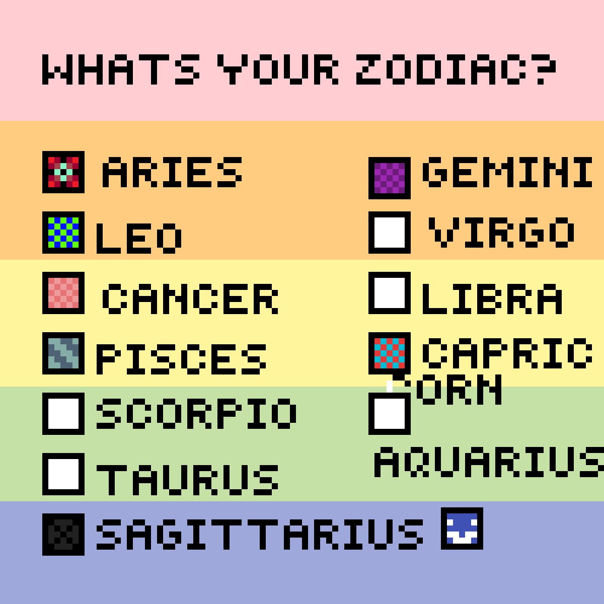 Pixilart - Zodiac collab by IngusBingus