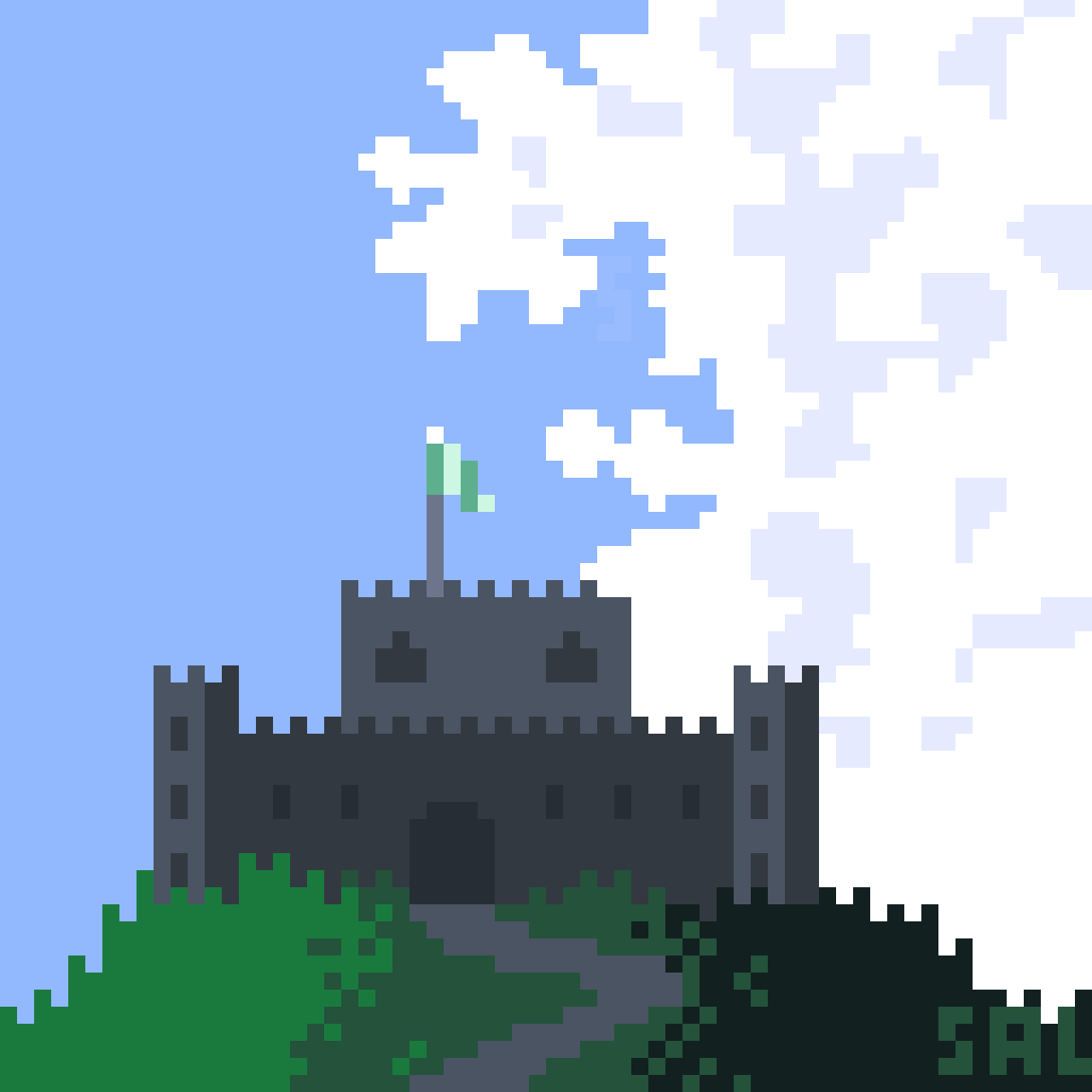 Pixilart - Castle by silaslundquist