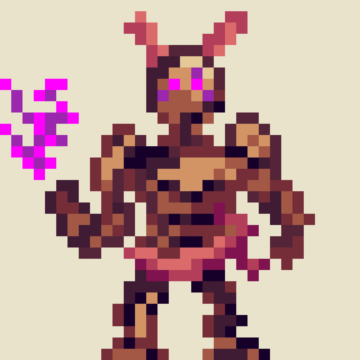 Pixilart - Ozdekol, Raging Warlord by Zelatrix-Mobile