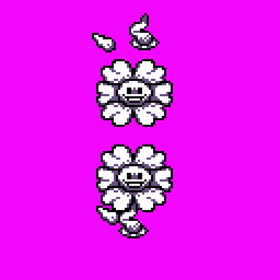 Pixilart - Flowey Sprite by Inkulna