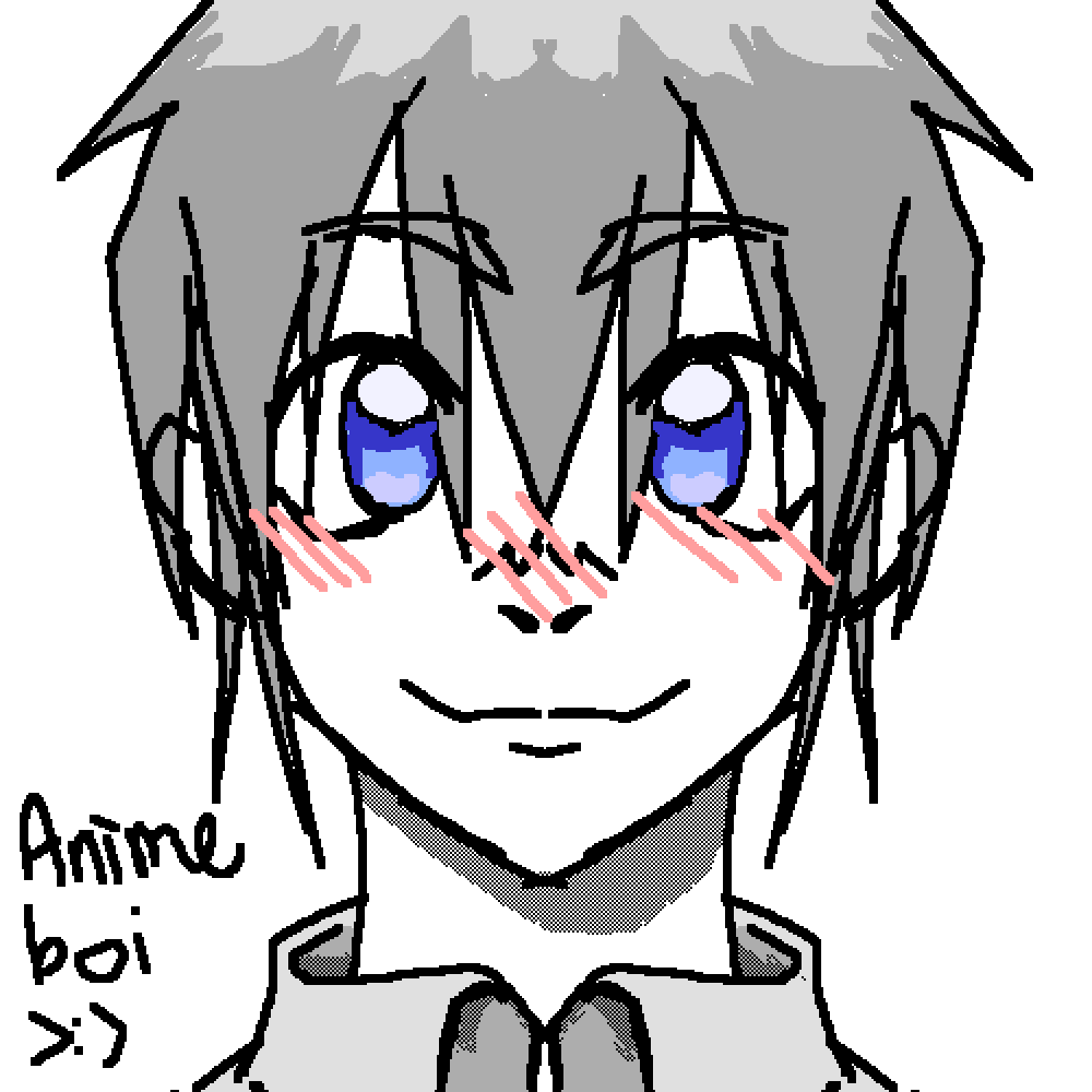 Pixilart - Anime boi >:) by Uwumewooo111
