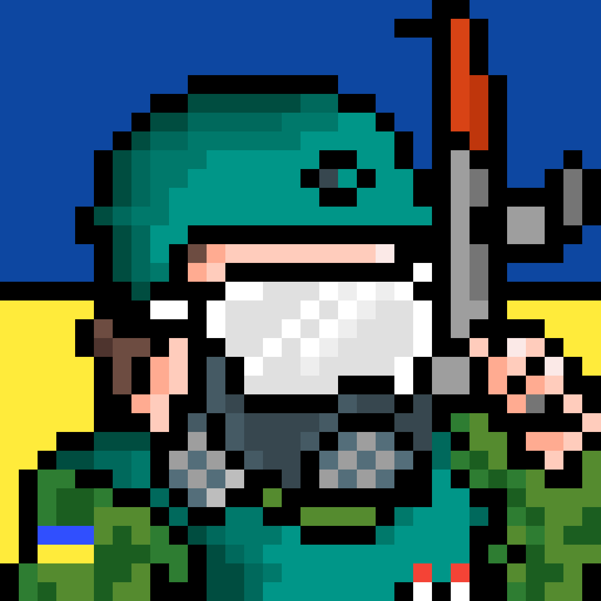 Pixilart - Army ukraine by Hataki-art