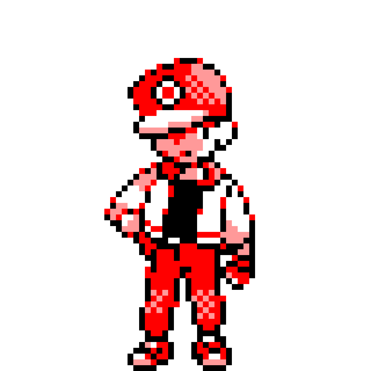 Pixilart - Pkmn red red color by camkachu