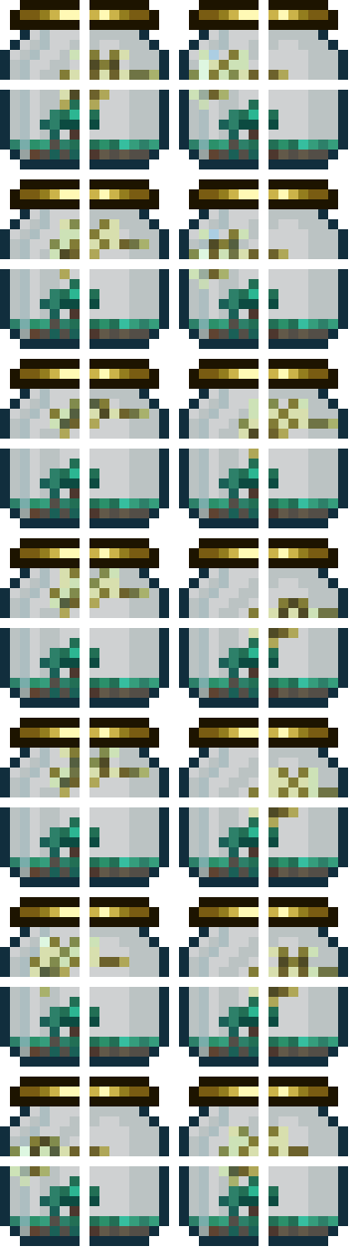 Pixilart - Terraria Tile ID #527 | Gold Dragonfly Jar by tSpritesheeter