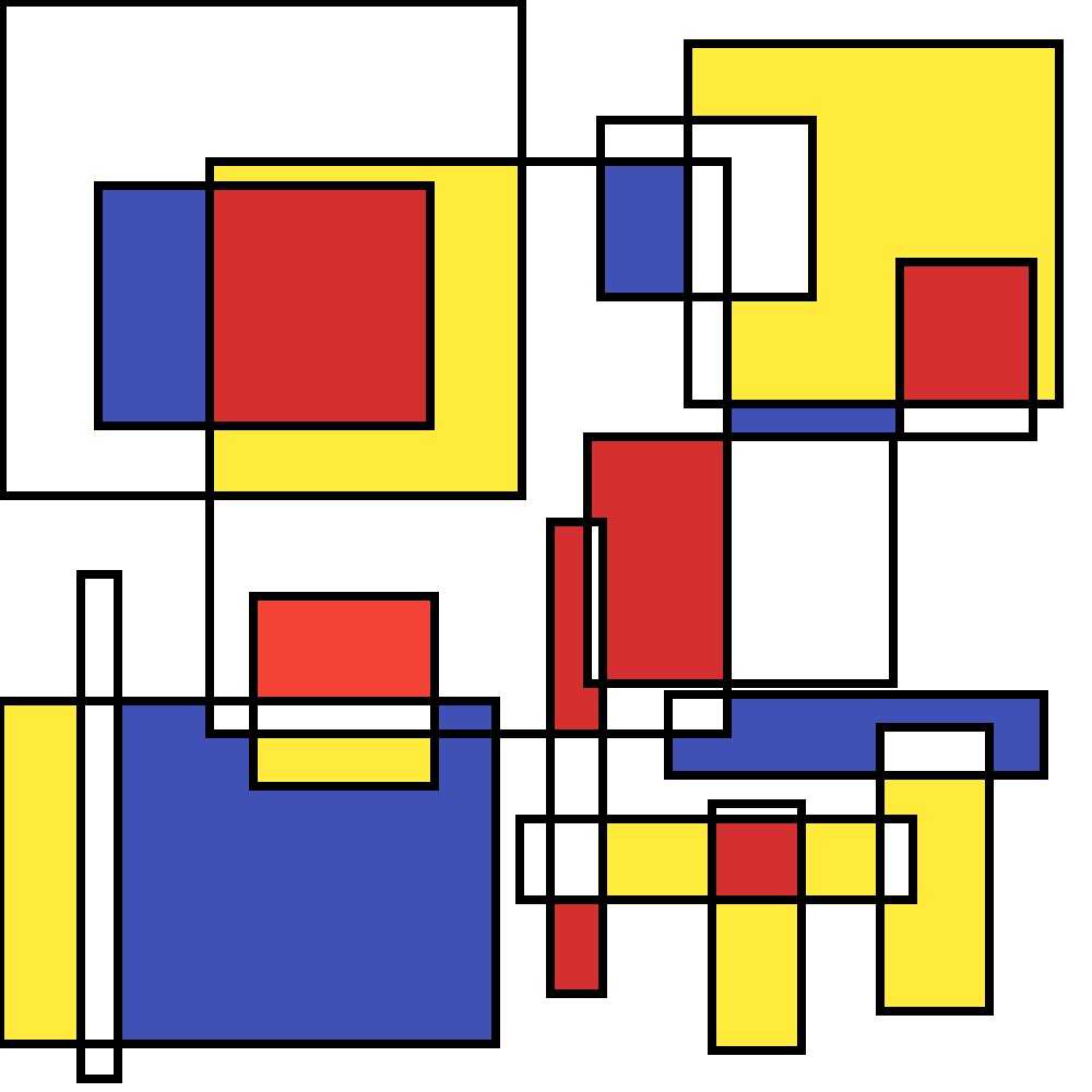 Pixilart - Piet Mondrian Art 1 by Marcus-O
