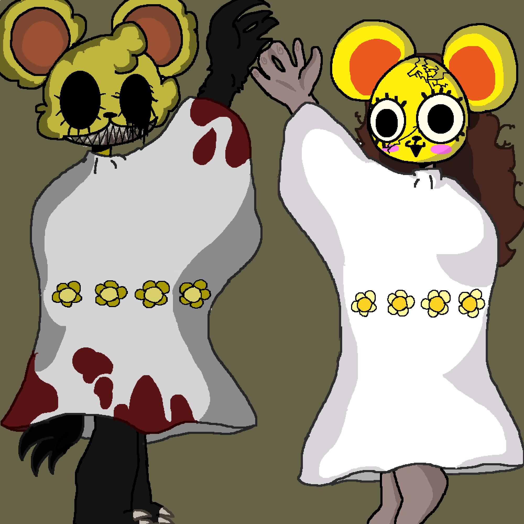 Pixilart - Drawing Trevor henderson OCs in my style PT1 by MEClrady01