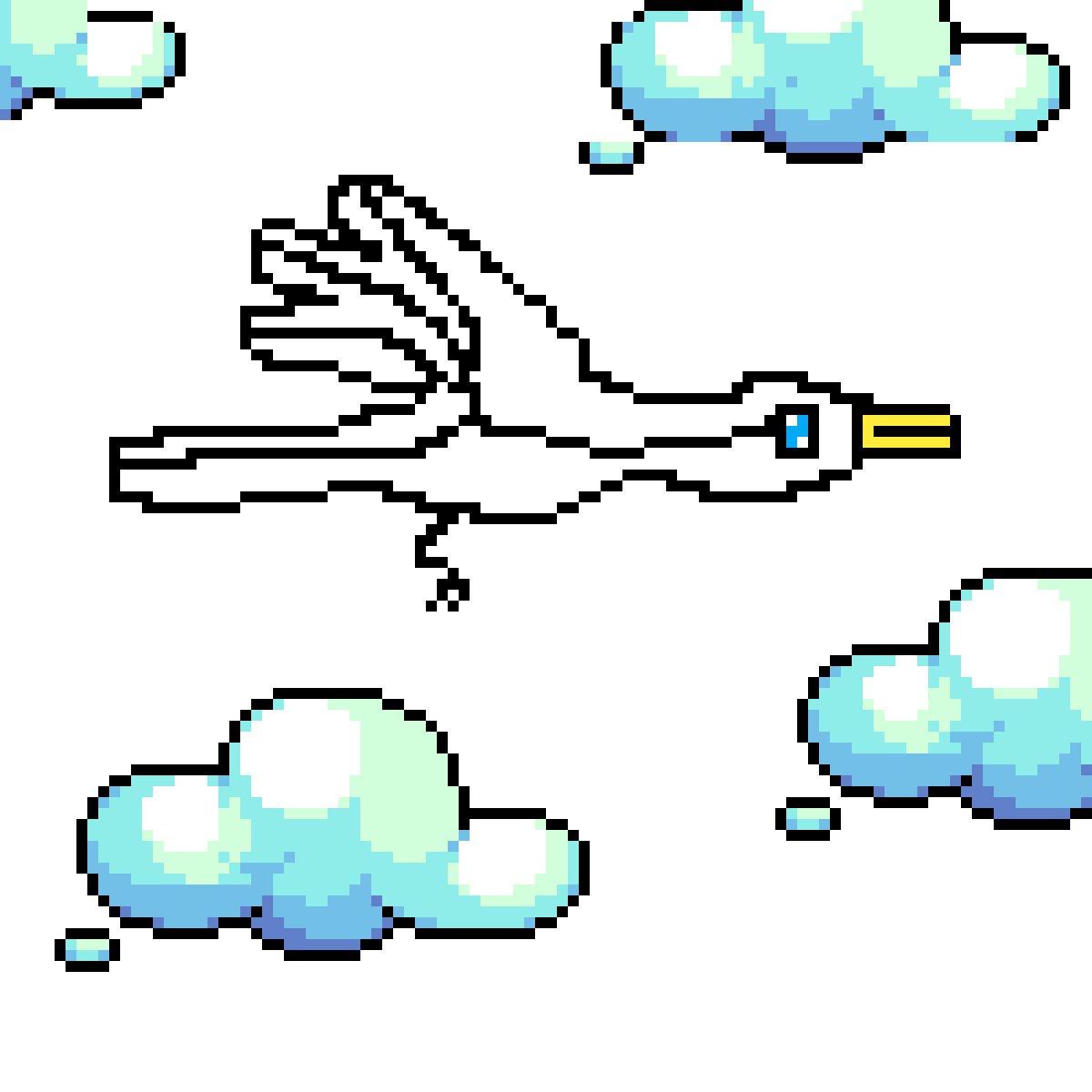 Pixilart - FLAPPY BIRD but my own by LunaGalaxyStar