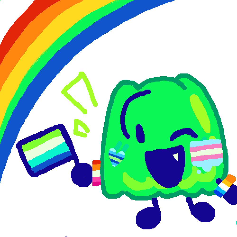 Pixilart - rainbow :3 by Yoylecake