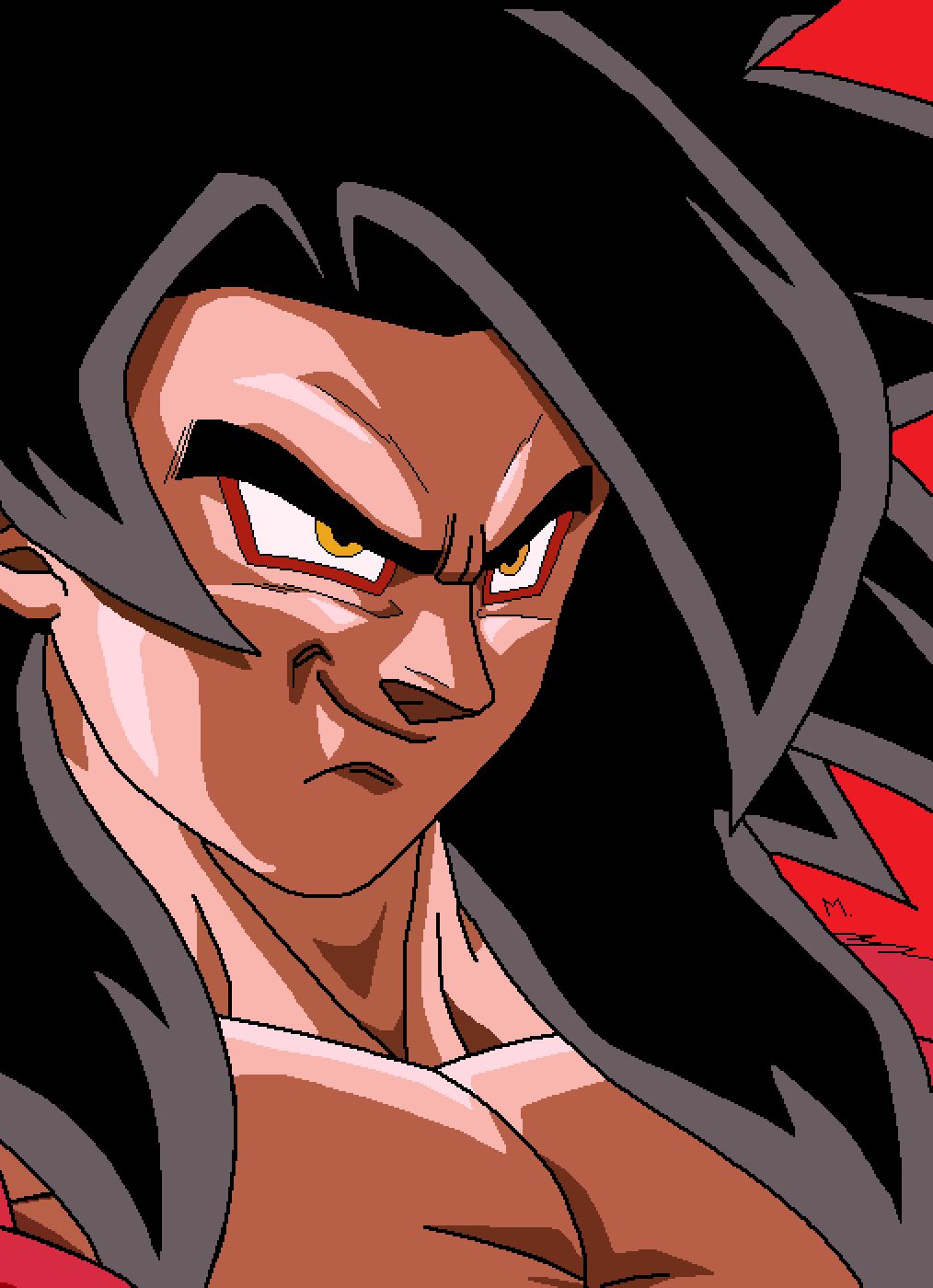Pixilart - SSJ4 Goku by Kokun