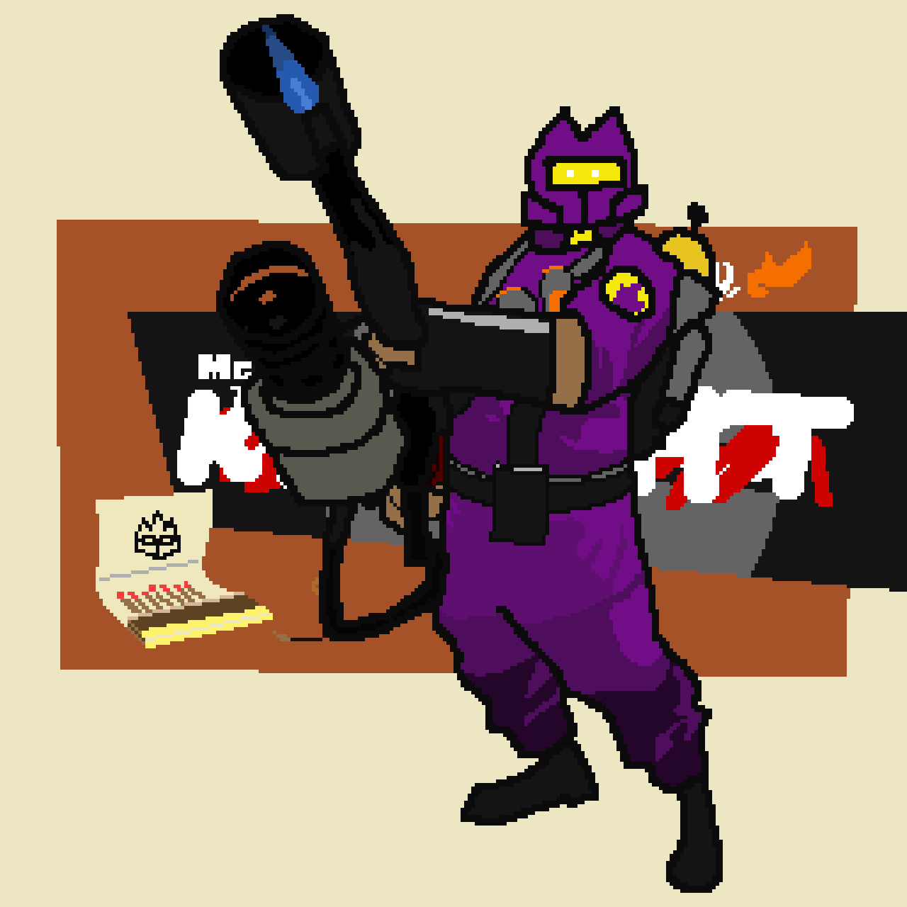 Pixilart - Knight in The Style of TF2 by Gamerboi64729