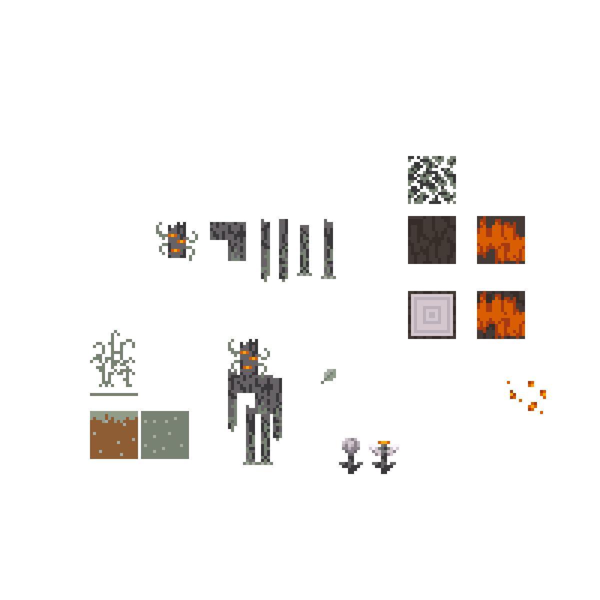 Pixilart - Pale Garden sprites by EpicPlayz098