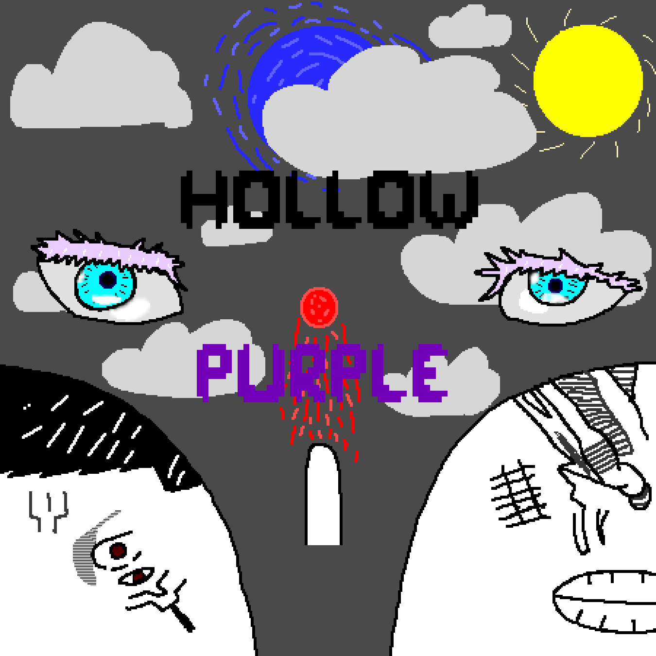 Pixilart - Gojo using hollow nuke by Kyle-Dusseldorf