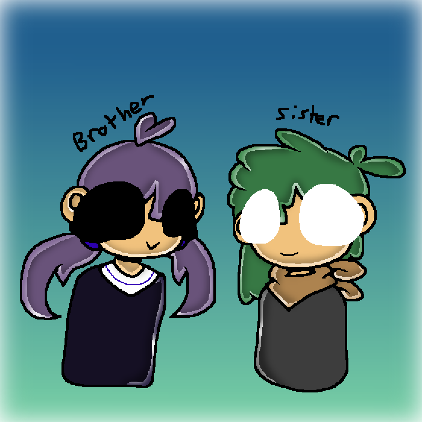 Pixilart - i gave her a brother by HS-and-co