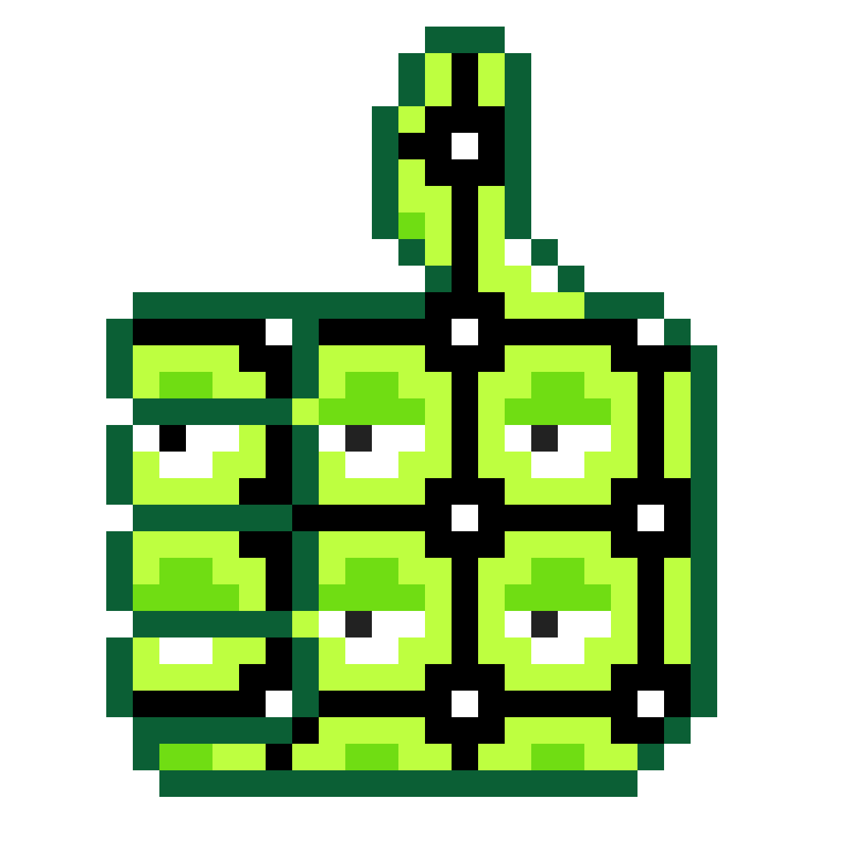 Pixilart - cell thumbs up by Green-wizard