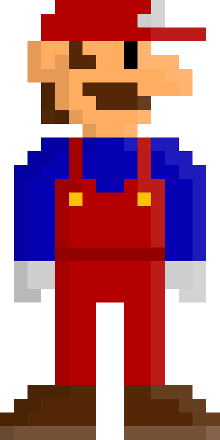 Pixilart - Mario (reupload) by KaijuNerd
