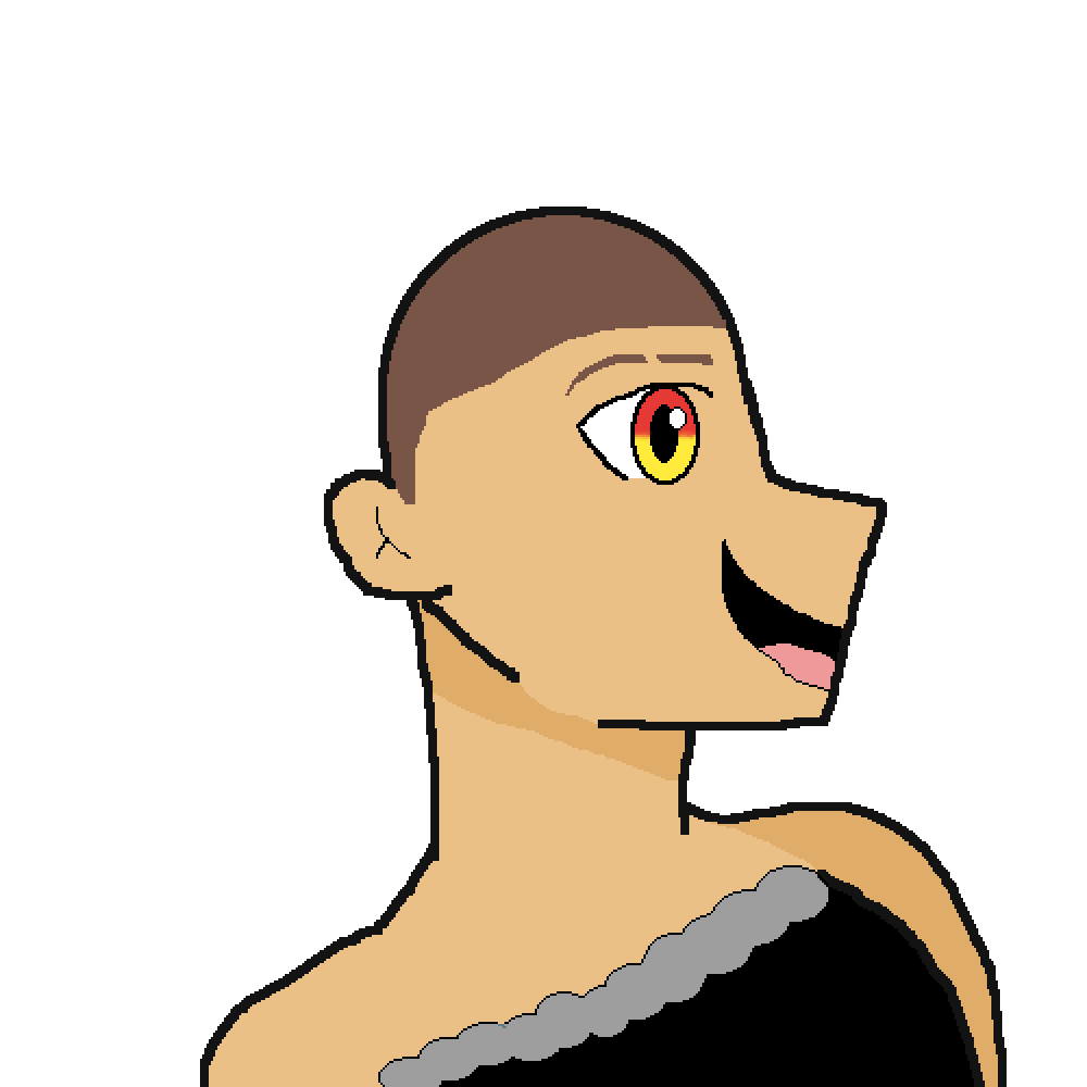 Pixilart - Free side profile base by Darkness17