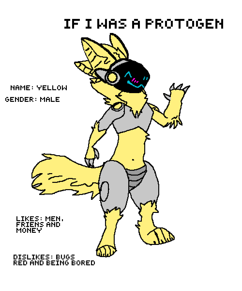 Pixilart - If I was a Protogen by THE-YT-PRO-YT