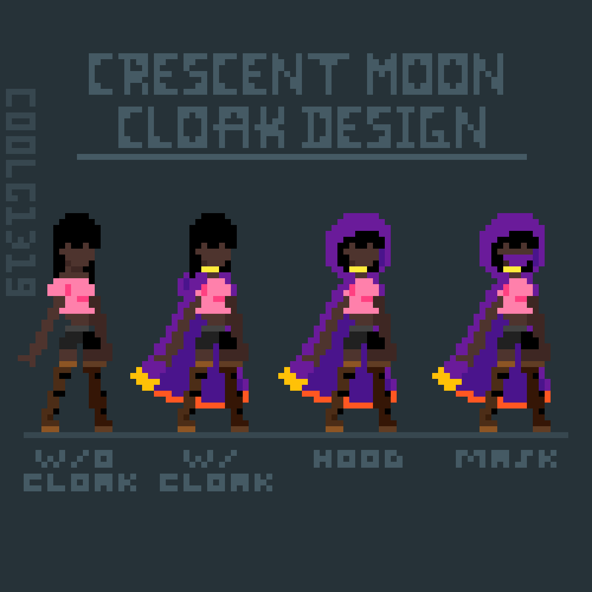 Pixilart - Crescent Moon Cloak Design by CoolG1319