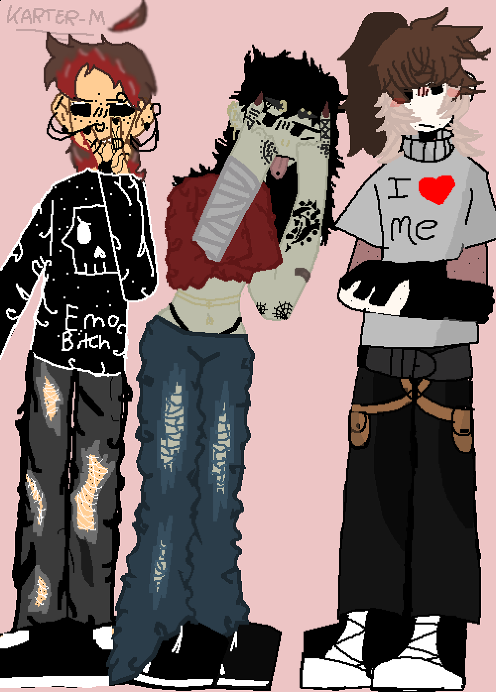 Pixilart - huh? Im emo now?? by Okumura-Taro