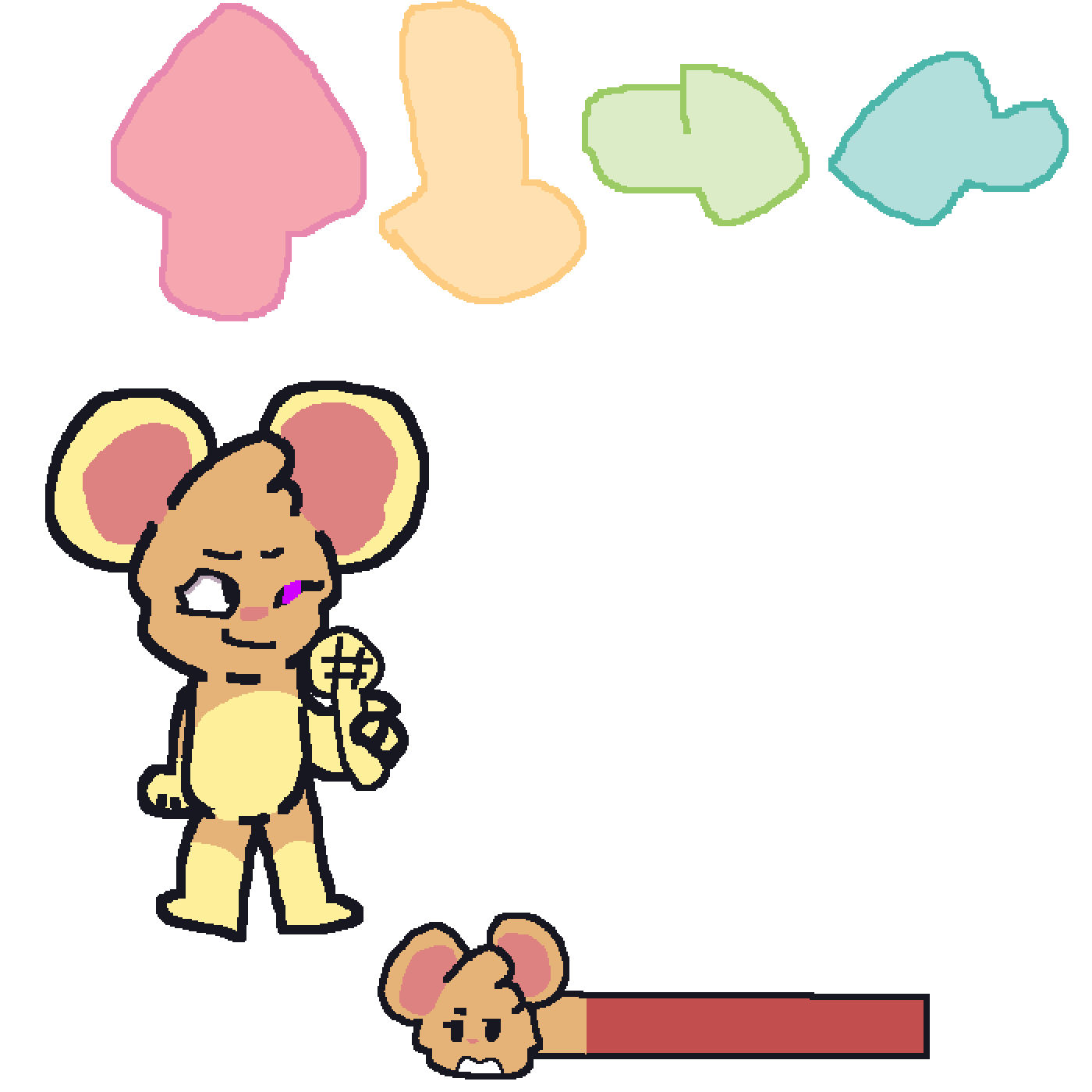 Pixilart - if honey was in fnf by PibbyFan7292