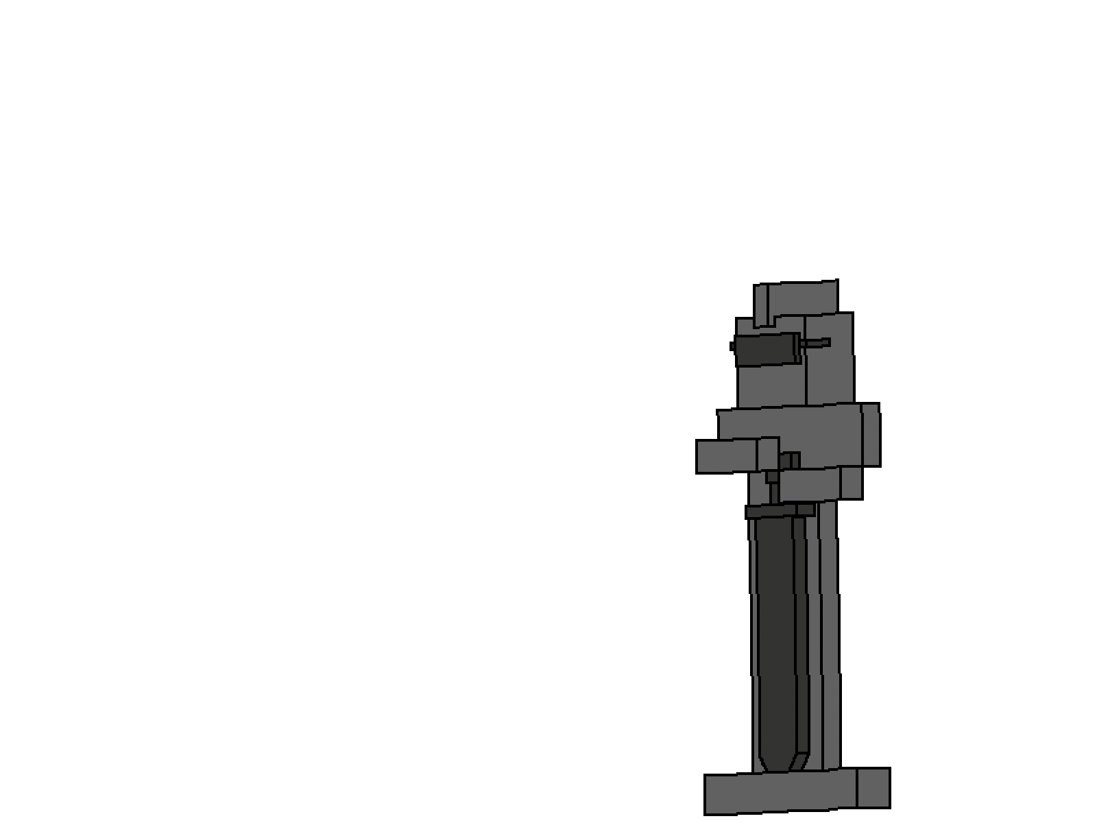 Pixilart - Sentient Statue poses by A-Red-Fox