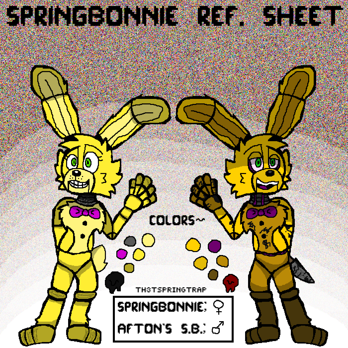 Ref sheets by Th3tSpringTrap - Pixilart