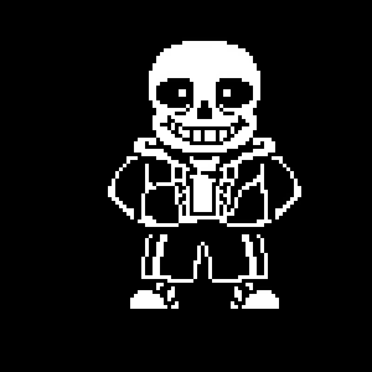 Pixilart - Sans Sprite Base by Matthew2013