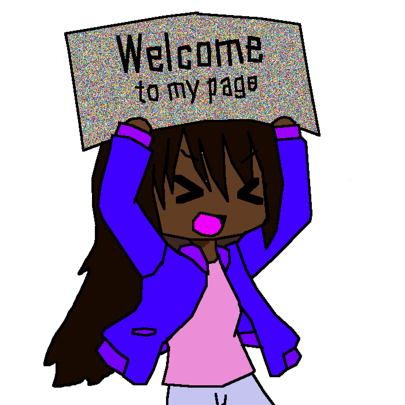 Welcome To My Page Animation