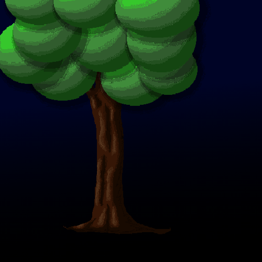 Pixilart - Cartoonish Tree by CrystalRobinArt